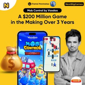 Mob Control by Voodoo: $200M Game in the Making Over 3 Years